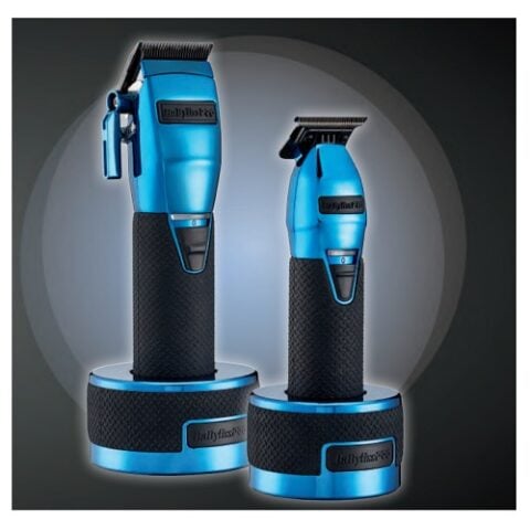 BaByliss PRO Blue FX Boost+ Limited Edition Clipper & Trimmer Set w ...