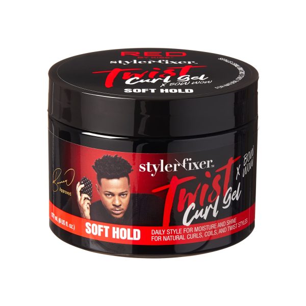 Red by Kiss Styler Fixer Twist Curl Gel Soft Hold » Paige Barber Supply